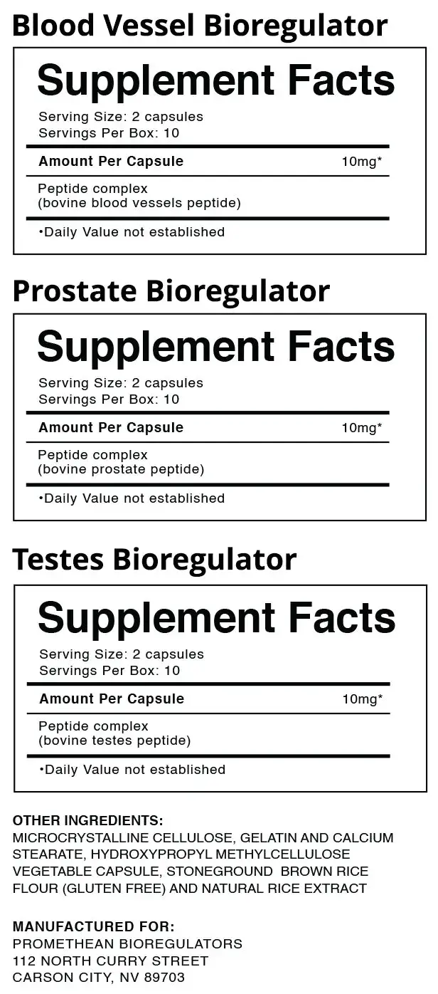 The Male Vitality Bundle | Promethean Bioregulators