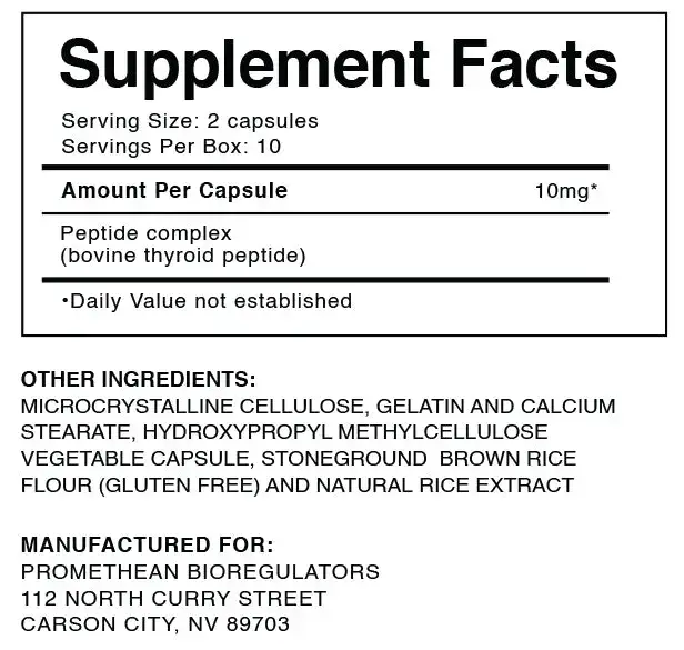 Thyroid Bioregulator | Promethean Bioregulators